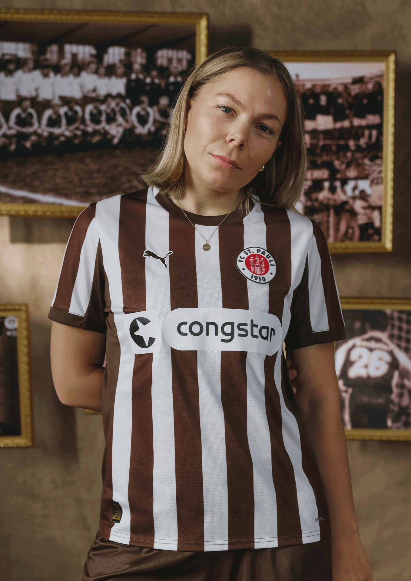 Offizielles FC St. Pauli Heimtrikot tailliert 2025/26 - PUMA