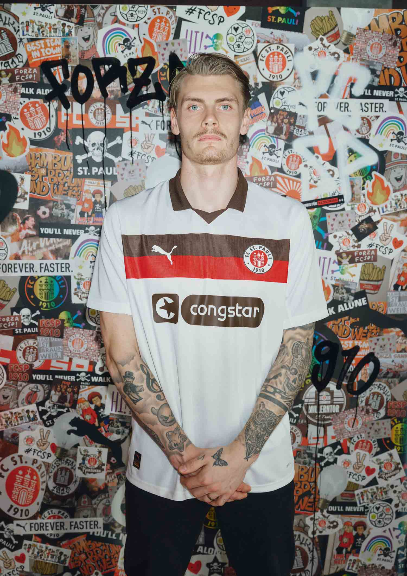 Offizielles FC St. Pauli Auswärtstrikot 2025/26 - PUMA